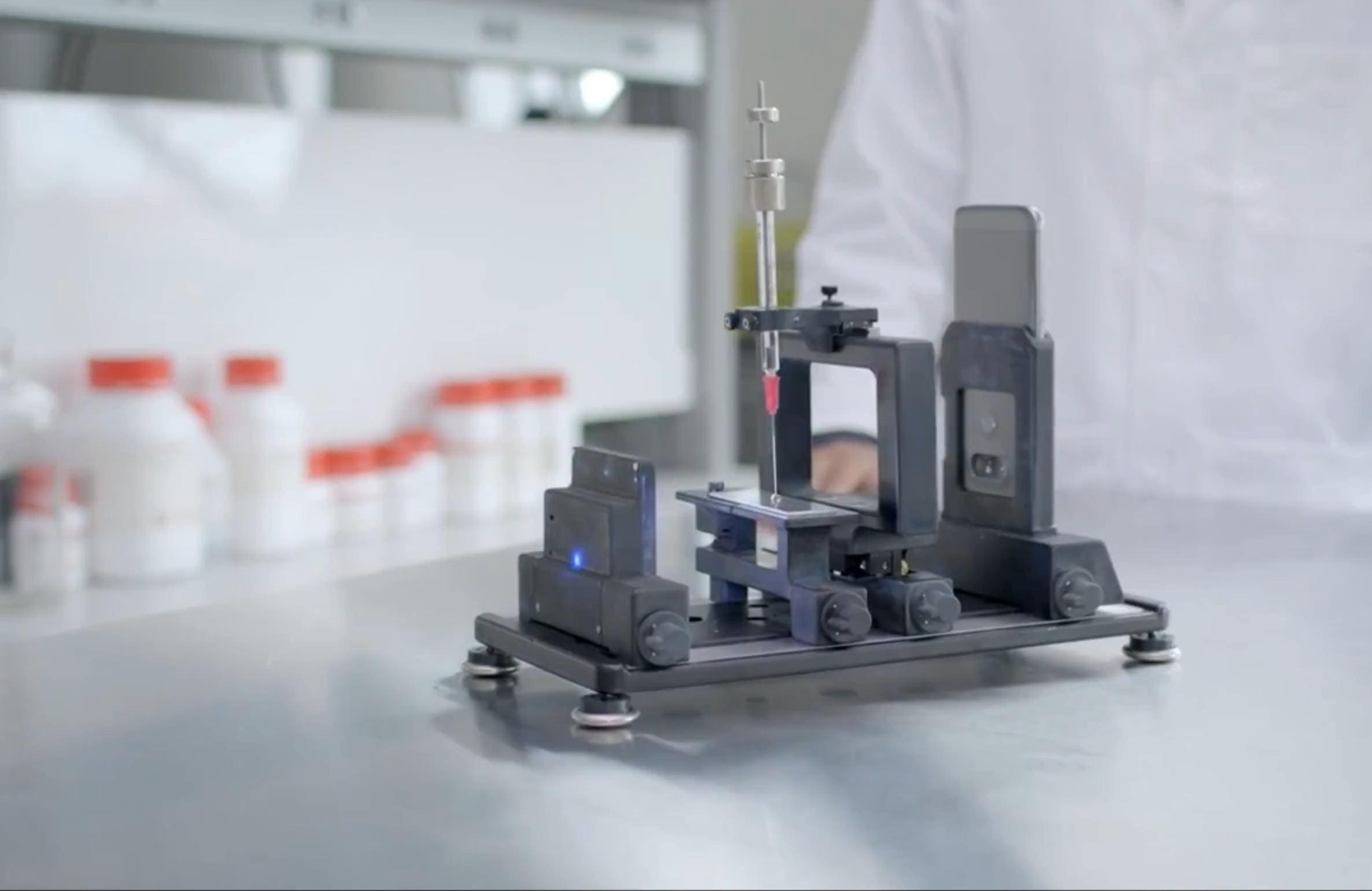 Droplet Lab — Surface Tension & Contact Angle Measurement